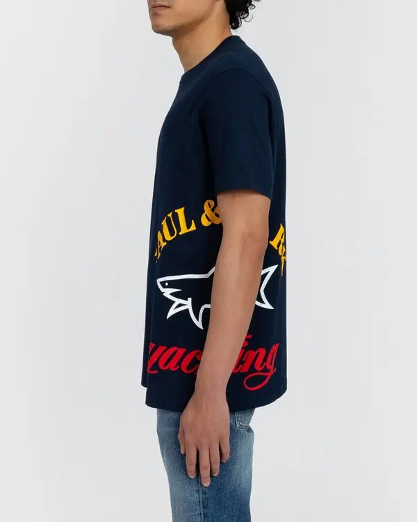Paul & Shark T-shirt With Round Neck And Short Sleeves