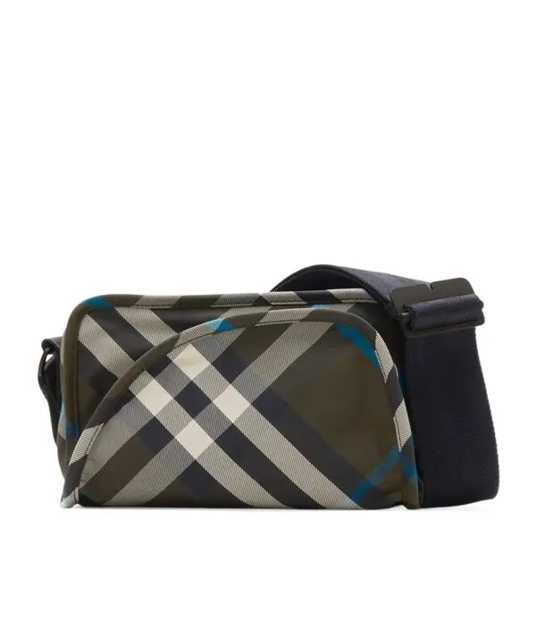 Burberry Shield Checked Camera Bag