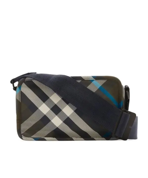 Burberry Shield Checked Camera Bag