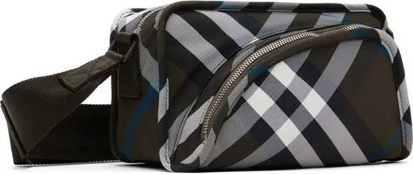 Burberry Shield Checked Camera Bag