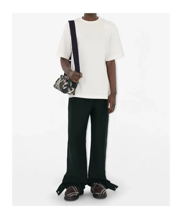 Burberry Shield Checked Camera Bag