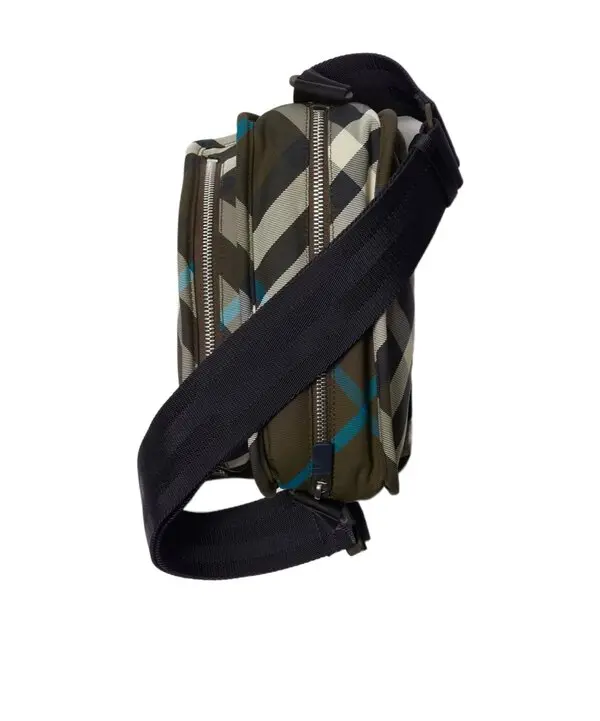 Burberry Shield Checked Camera Bag