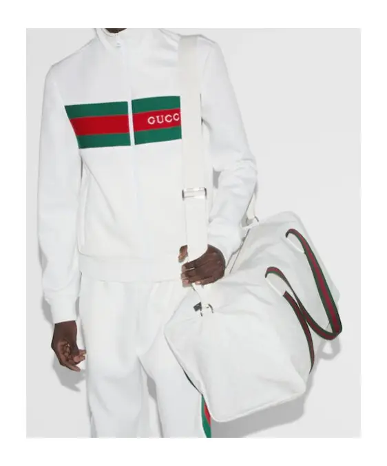 Gucci Medium Duffle Bag With Web Detail