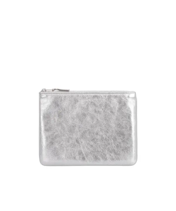 Comme Des Garçons Classic Logo Printed Pouch - Gray
