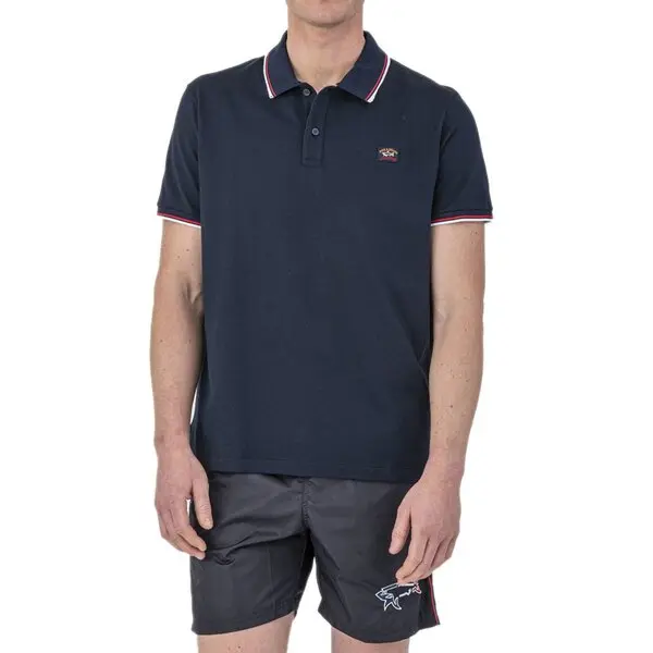 PAUL  SHARK Logo Short-sleeved Polo Shirt