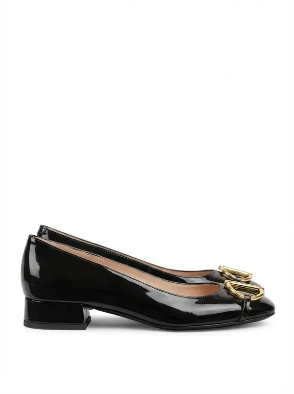 Gucci Maxi Horsebit Ballet Flats - Black