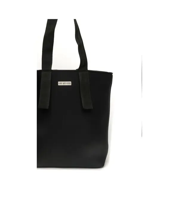 Save My Bag Top Zipper Handbag - Black