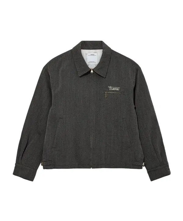 Visvim Long Sleeve Zip-up Jacket - Black