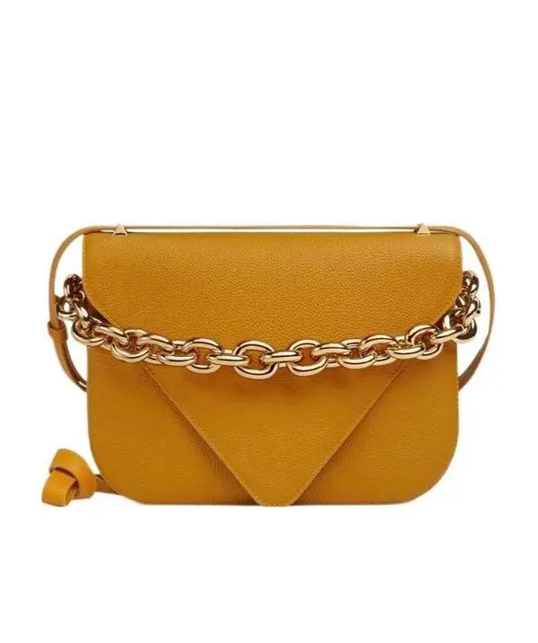Bottega Veneta Mount Small Envelope Shoulder Bag - Brown