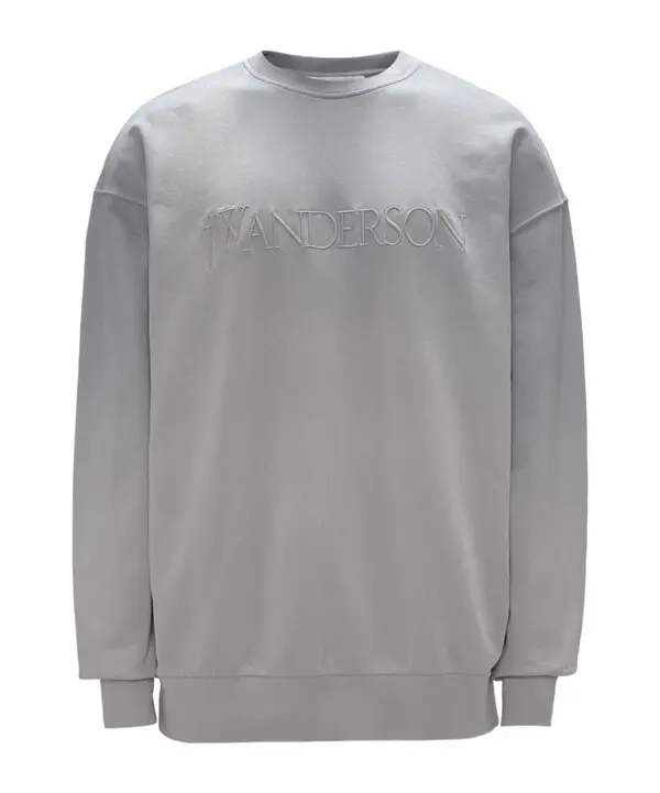 J.W.ANDERSON Gradient Logo Embroidered Crewneck Sweatshirt
