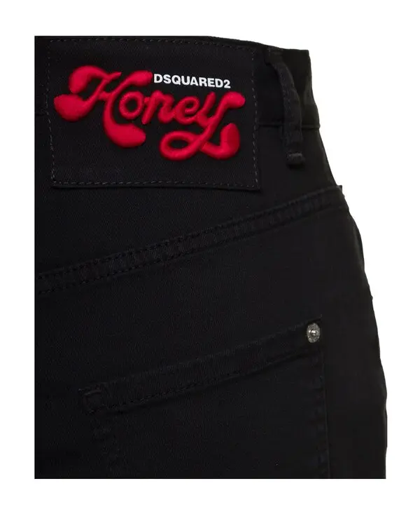 Dsquared2 Honey Dyed Curvy Baggy Jeans
