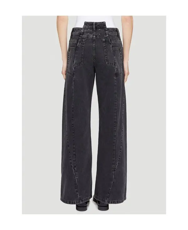 MAISON MARGIELA Wide-leg Five-pocket Jeans