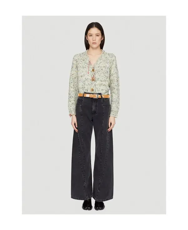 MAISON MARGIELA Wide-leg Five-pocket Jeans