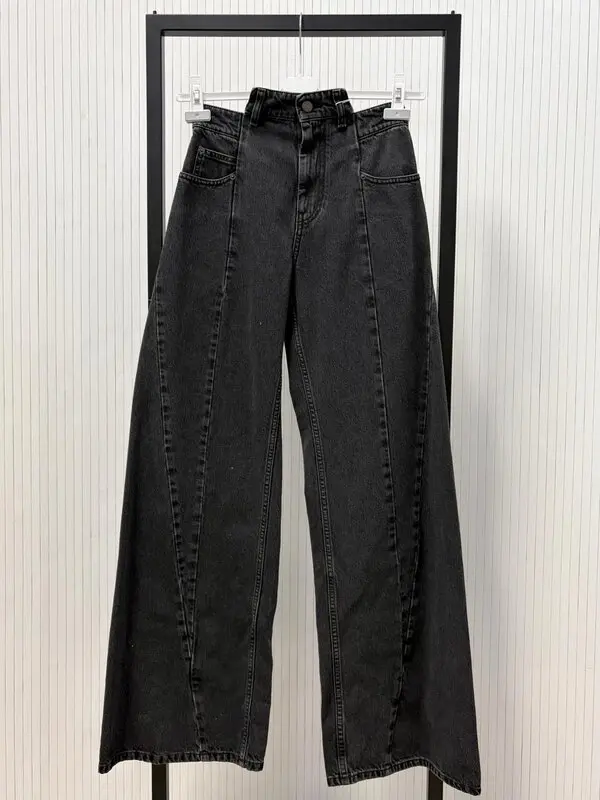 MAISON MARGIELA Wide-leg Five-pocket Jeans - No
