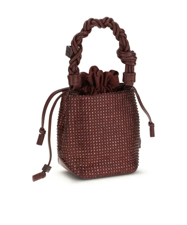 GANNI Mini Bou Drawstring Bucket Bag