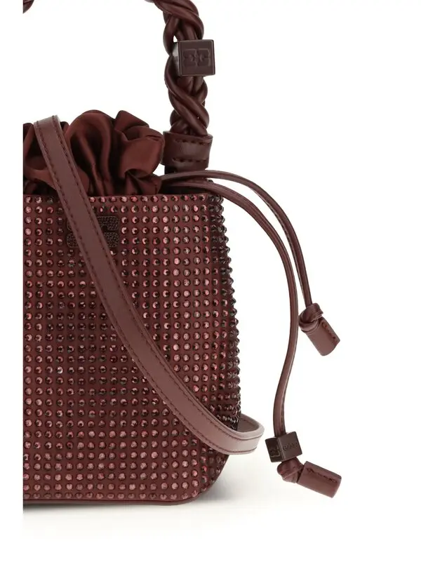 GANNI Mini Bou Drawstring Bucket Bag