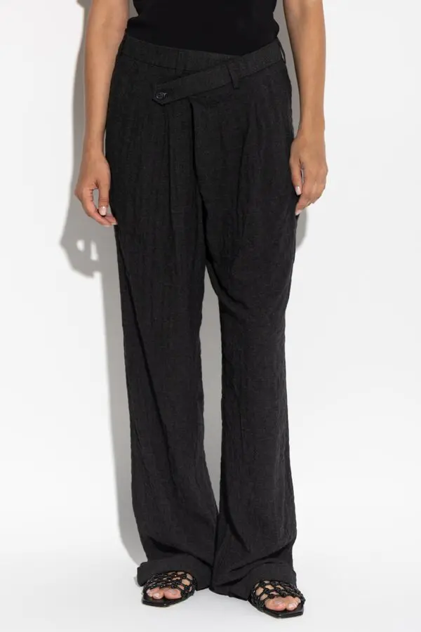 R13 Dropped-crotch Wide-leg Trousers