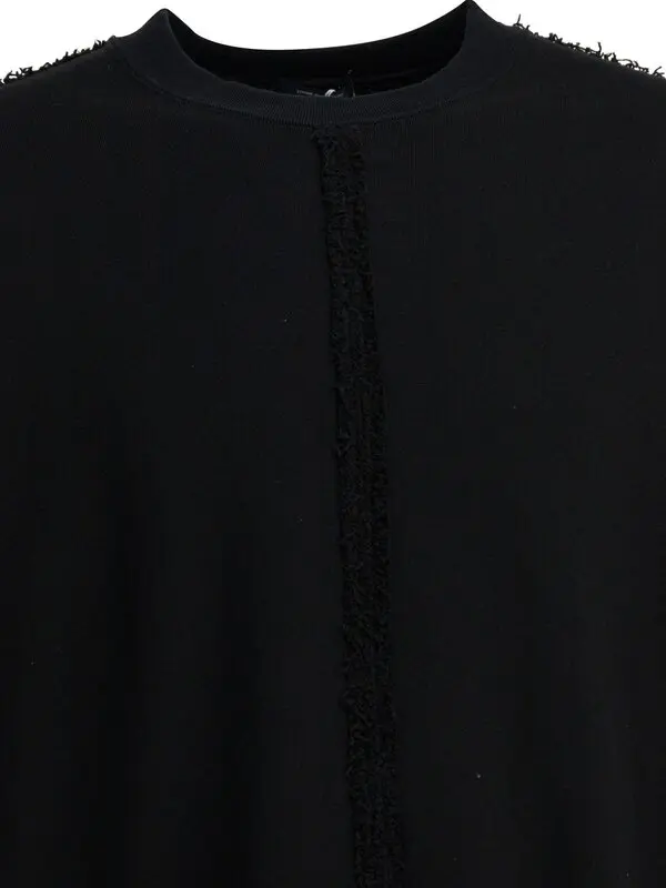 Comme Des Garçons Homme Frayed Crewneck Sweatshirt