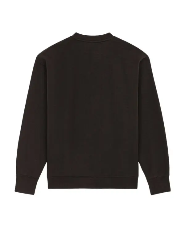Kenzo Logo Patch Drop-shoulder Sweatshirt - Black