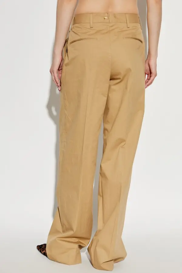 Dries Van Noten Straight-leg Tailored Trousers - Beige