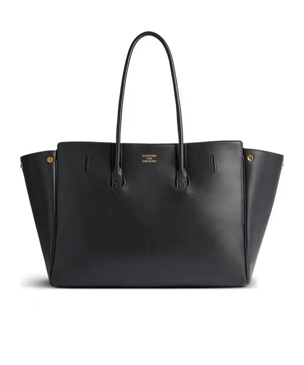 Balenciaga Bel Air Twist-lock Medium Tote Bag - Black