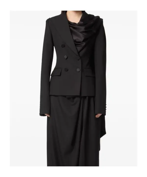 Nina Ricci Draped Scarf Blazer