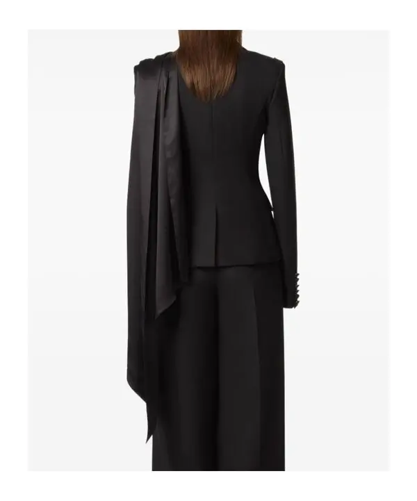 Nina Ricci Draped Scarf Blazer