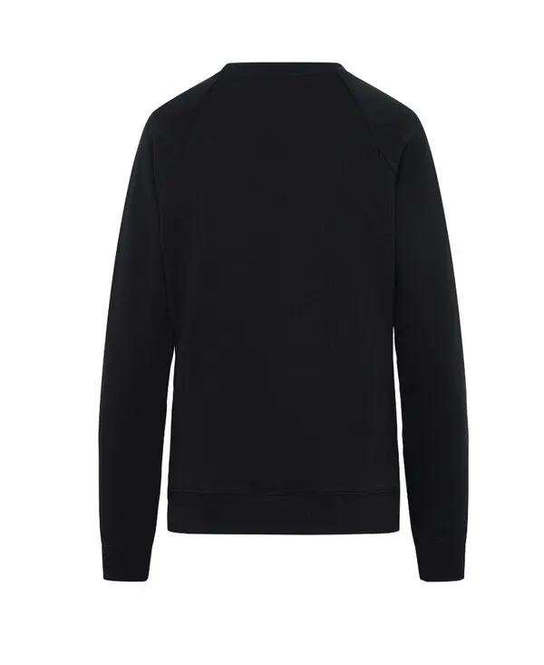MSGM Logo Cotton Sweatshirt - Black