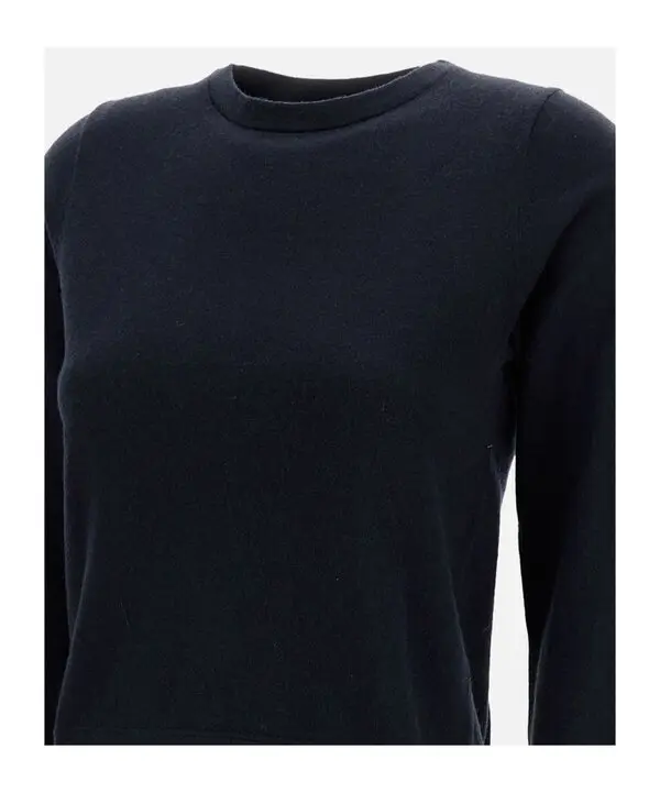 Extreme Cashmere Lisa Long Sleeve Knitted Top - Black