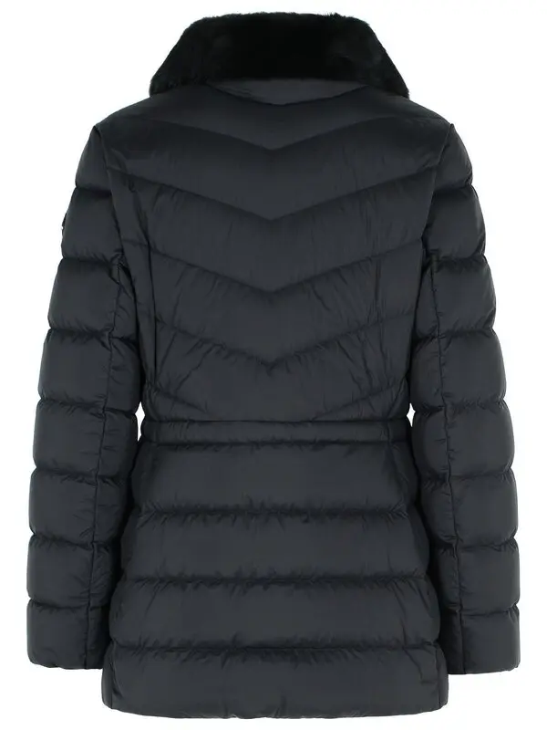 Moose Knuckles Zip-up Padded Jacket With Removable Fur