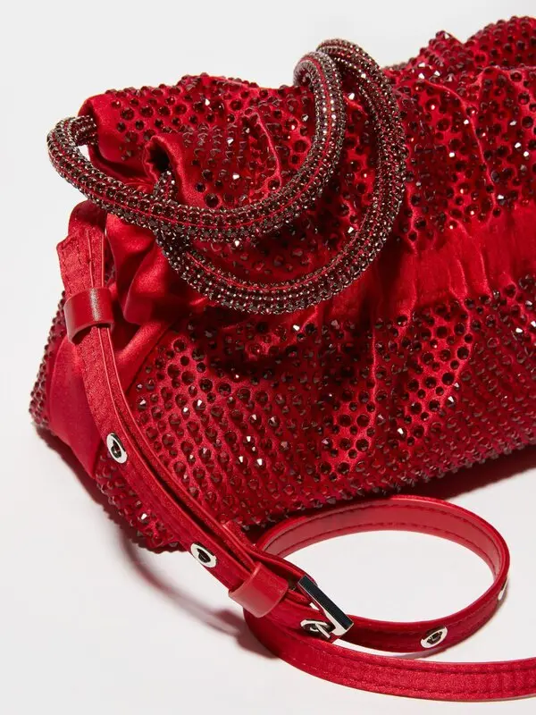 MAXCO. Max&co. Rhinestone Embellished Shoulder Bag