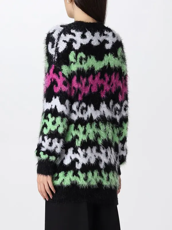 MSGM All-over Logo Embroidered Cardigan