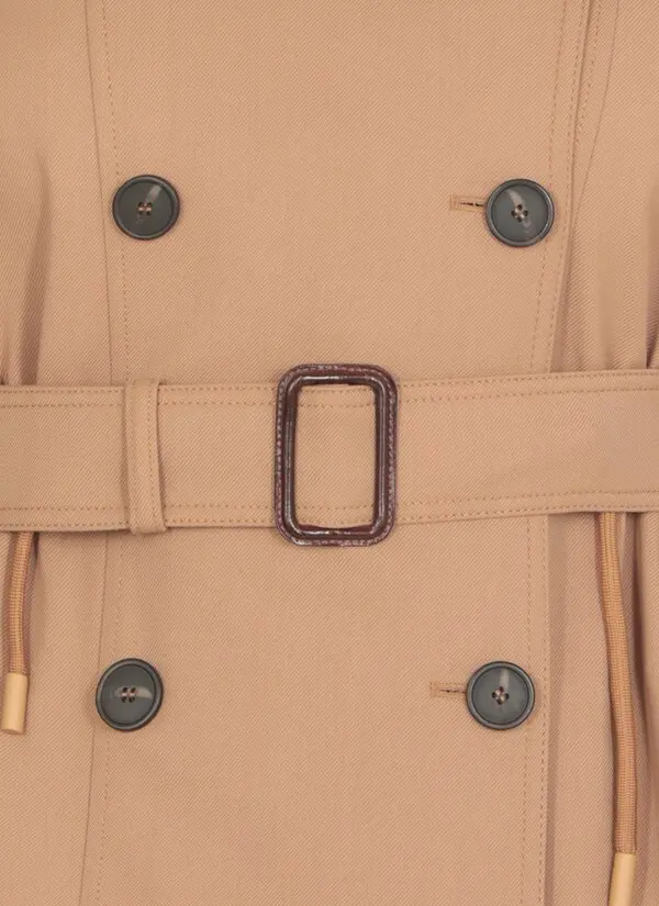 Max Mara Double-breasted Belted Trench Coat