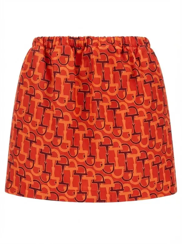 Gucci Horsebit Printed Mini Skirt