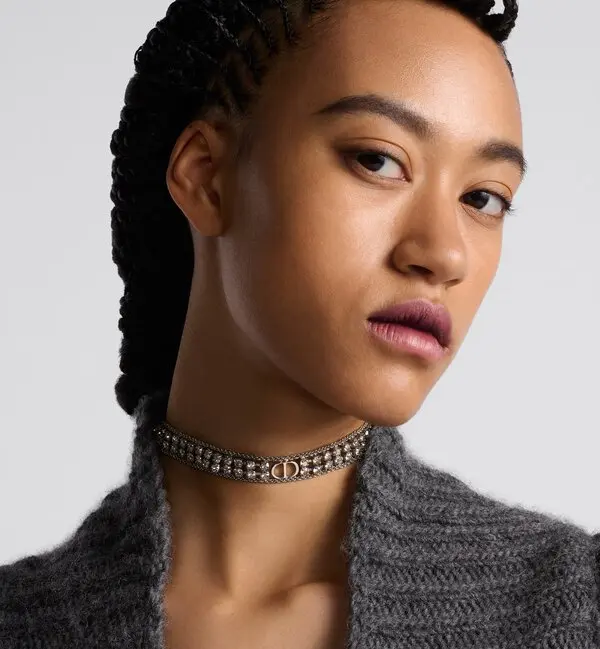 Dior Sparkle Choker With Cd Signature