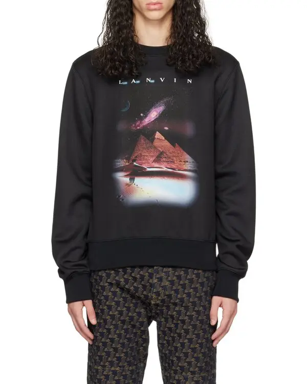 LANVIN Logo-print Detail Sweatshirt