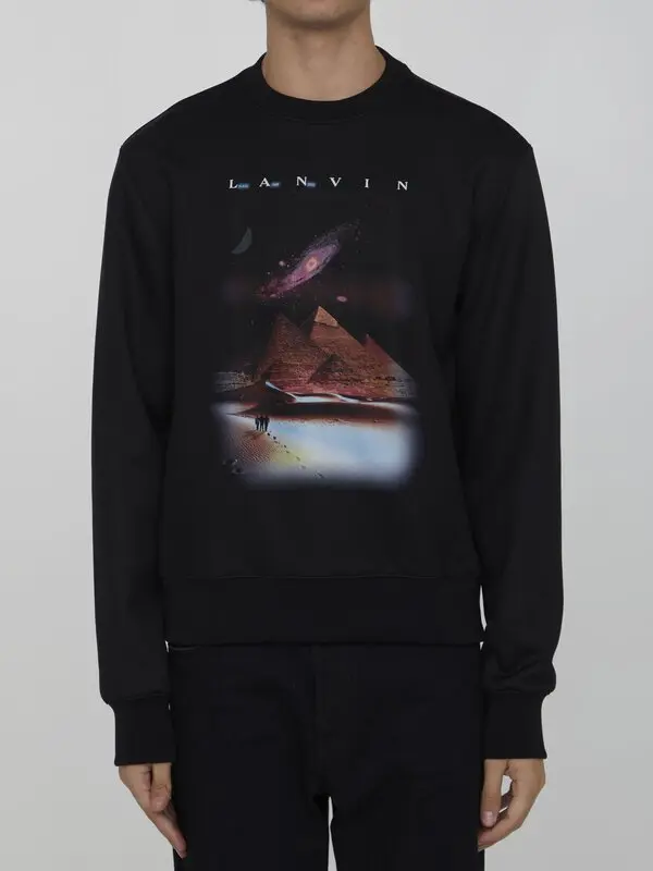 LANVIN Logo-print Detail Sweatshirt