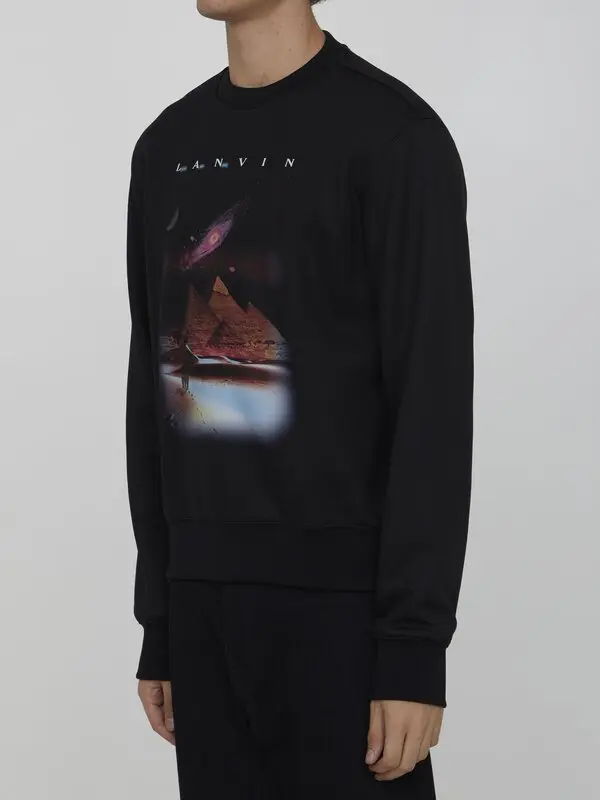 LANVIN Logo-print Detail Sweatshirt