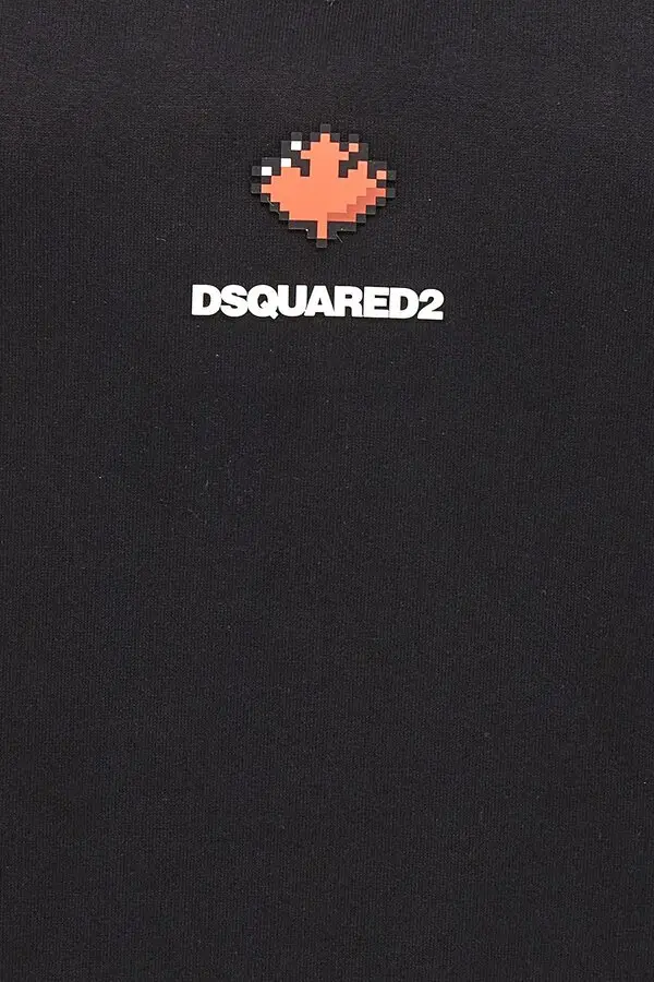 Dsquared2 Logo Printed Long Sleeve Hoodie
