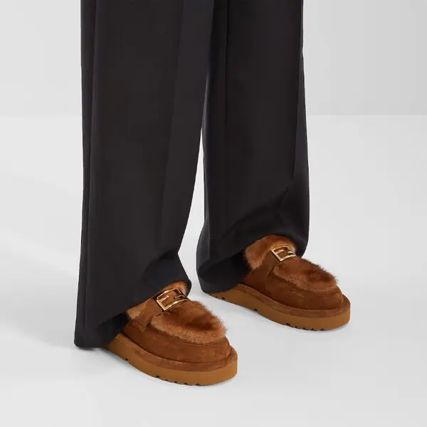 Fendi Apres Chic Ff Plaque Sabots