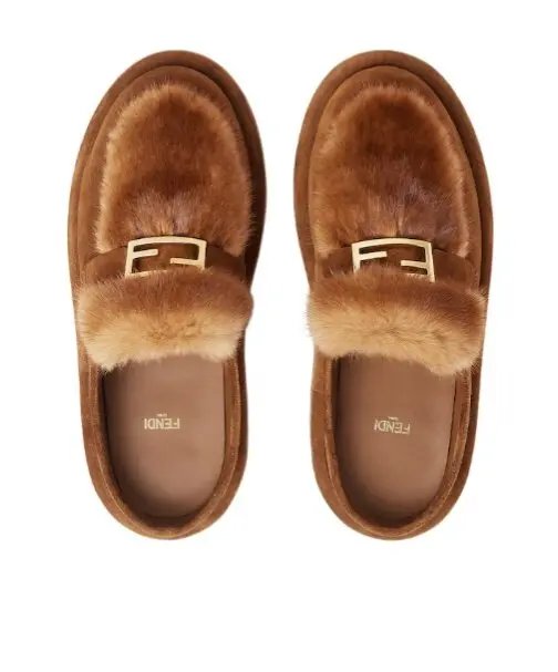 Fendi Apres Chic Ff Plaque Sabots