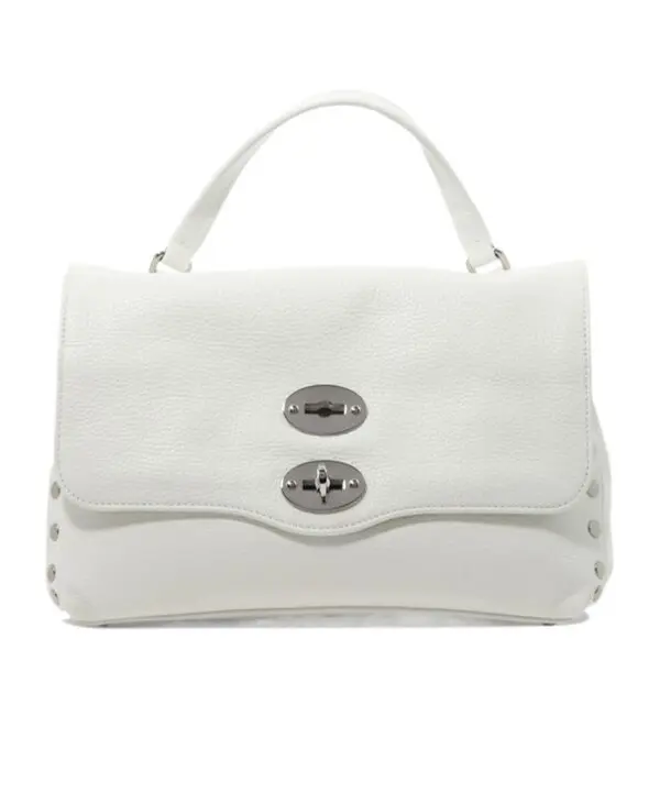 ZANELLATO Postina S Daily Foldover Top Handbag - White