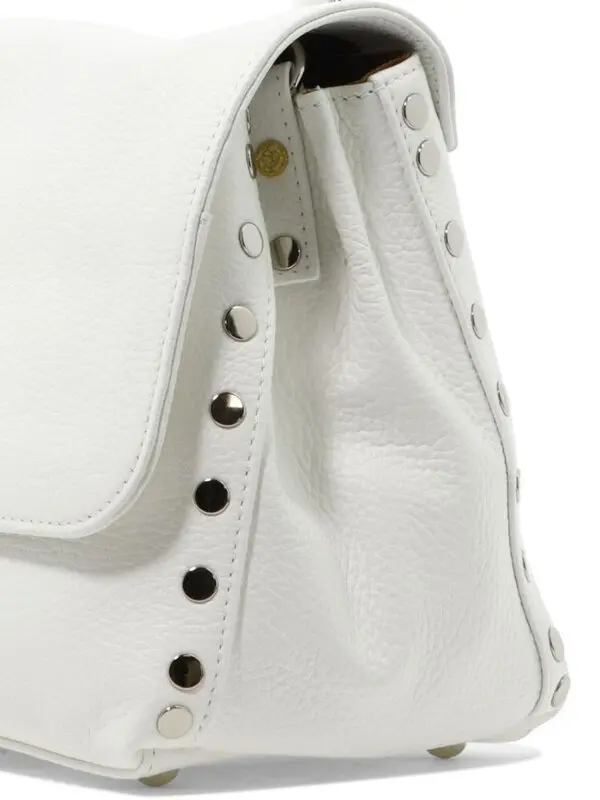 ZANELLATO Postina S Daily Foldover Top Handbag - White