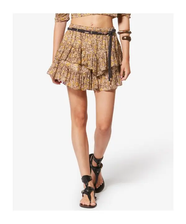 Isabel Marant Étoile Jocadia Ruffled Floral Print Shorts