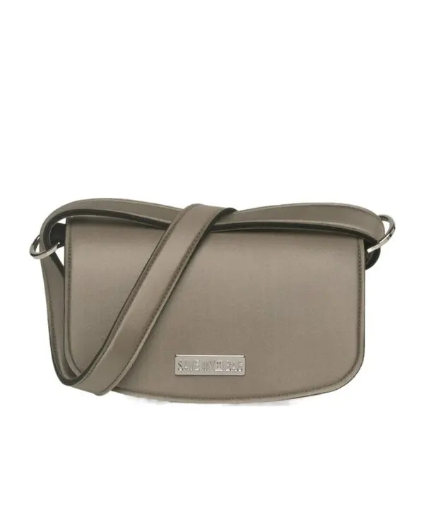Save My Bag Flip Shoulder Bag - Nude
