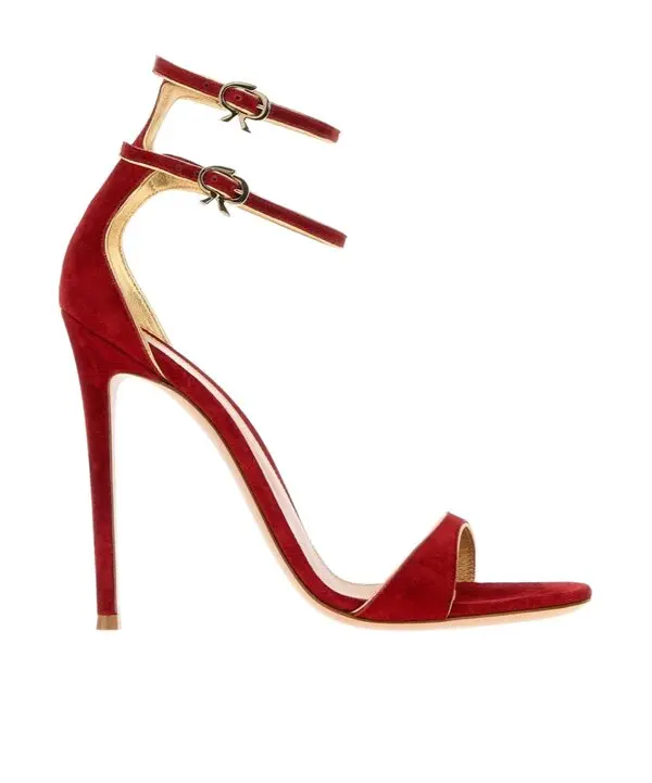 GIANVITO ROSSI Victorine Stiletto Heel Ankle Strapped Sandals