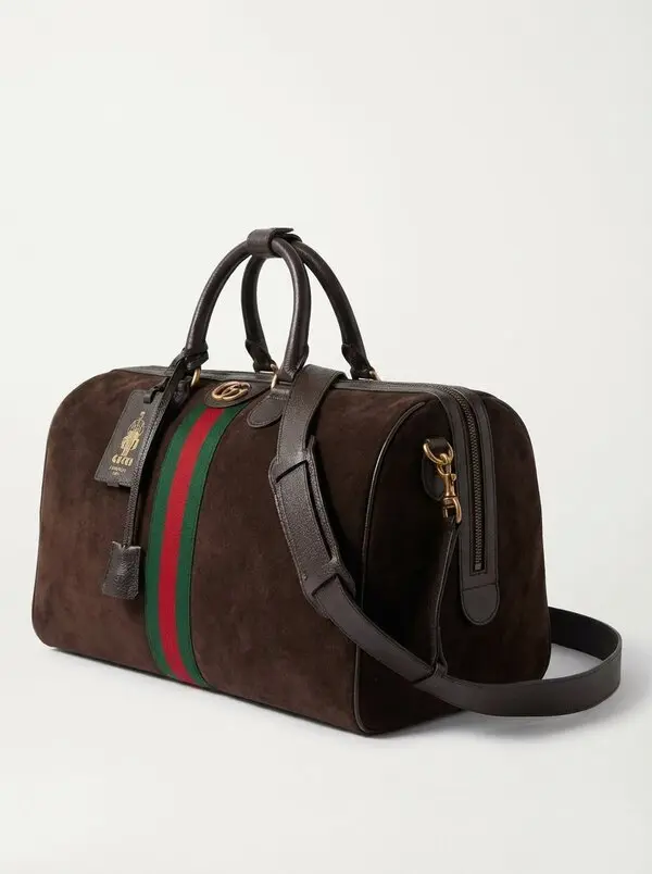 Gucci Savoy Medium Duffle Bag - Dark Brown
