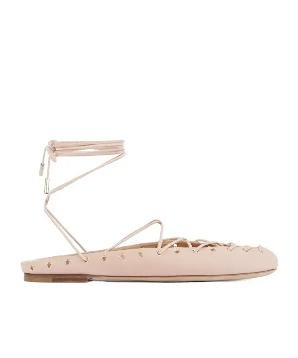 Chloé Ghillies Ballerina Flats - Pink