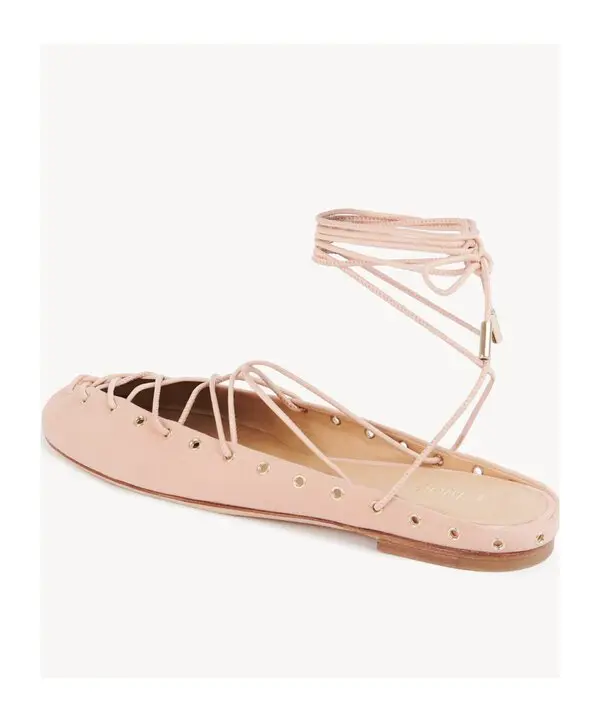 Chloé Ghillies Ballerina Flats - Pink