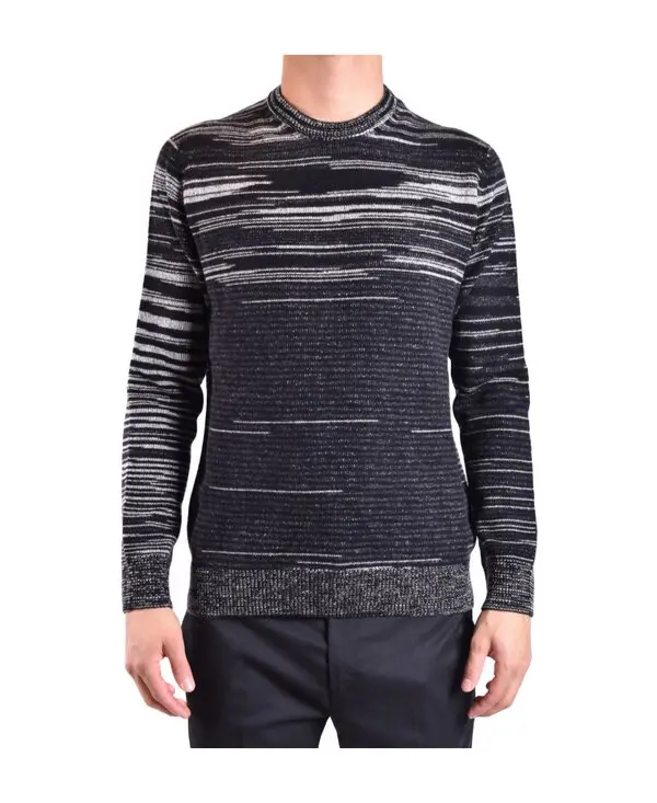 Missoni Striped Cashmere Jumper - Black